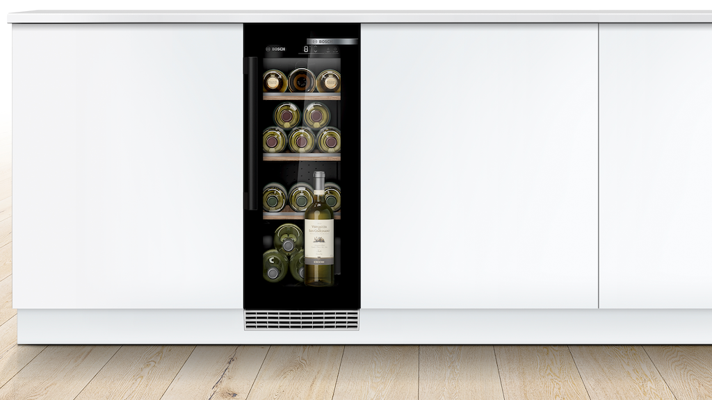 Bosch KUW20VHF0G, Wine cooler with glass door | Modern Living