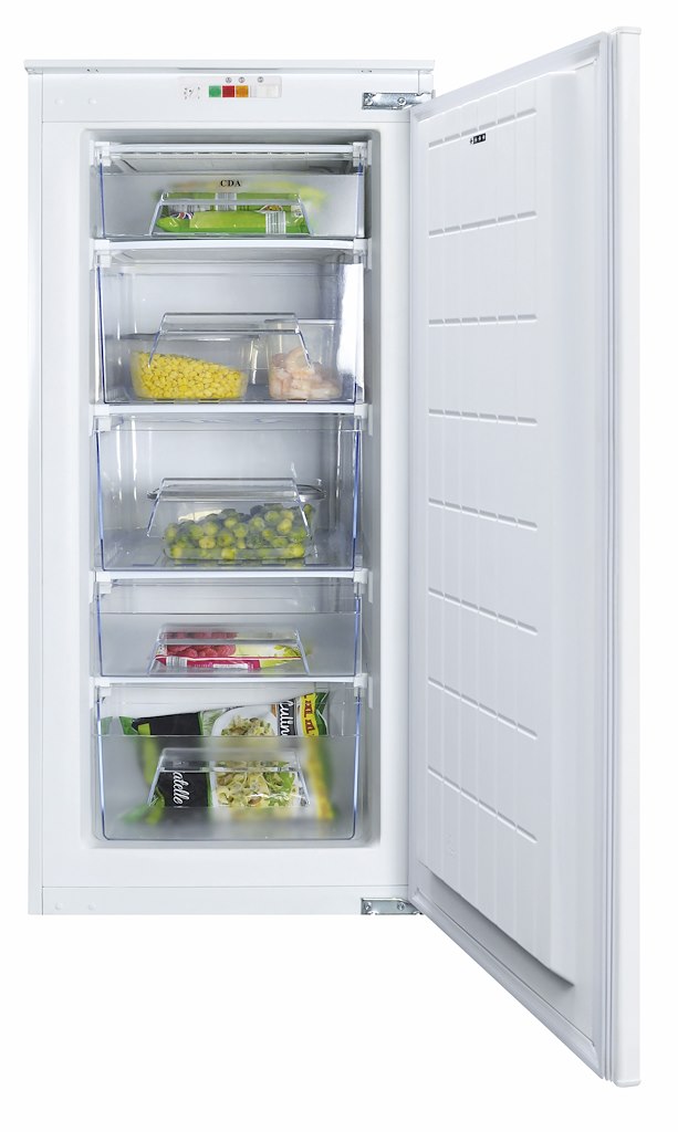 CDA FW582 Integrated Three-Quarter Height Freezer | Modern Living