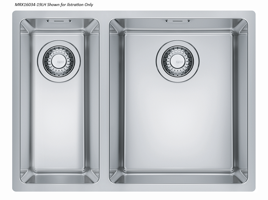 Franke Maris 1 5 Bowl Undermount Sink 595 X 440 Mm Stainless Steel