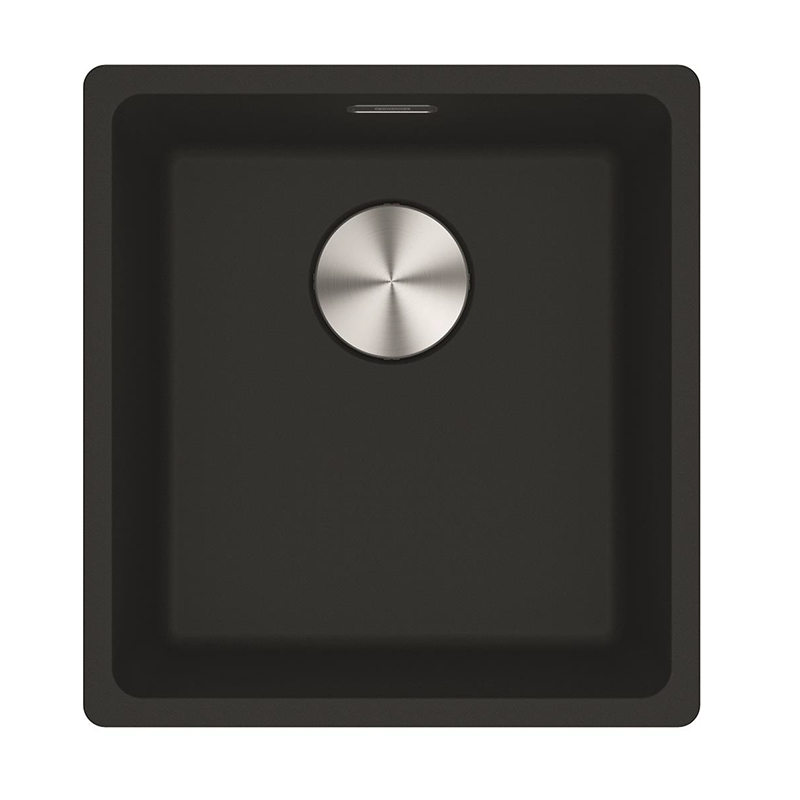Franke Maris Undermount Single Bowl Sink - Matt Black - 410 x 440 ...