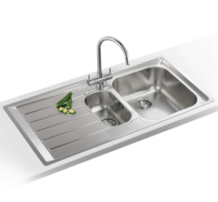 Franke Neptune 1.5 Bowl Sink - 1004 x 514 mm - Stainless Steel ...