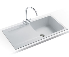 Franke Orion Tectonite 1.0 Bowl Sink - 940 x 510 mm - Polar White ...