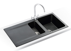 Franke Orion Tectonite 1.5 Bowl Sink - 1000 x 510 mm - Carbon Black ...