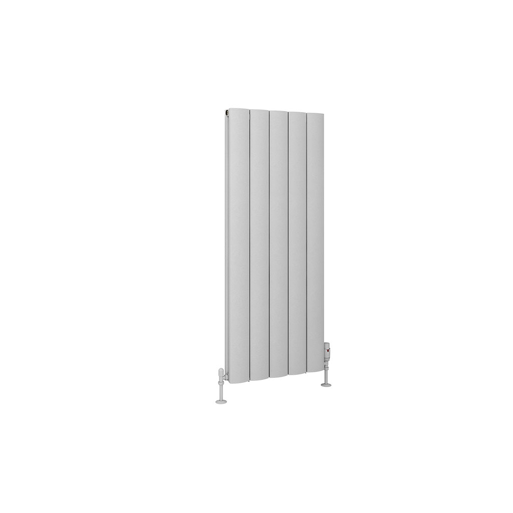 Eastbrook Guardia 1200 x 470 Aluminium Radiator - Matt Grey 86.0484 ...