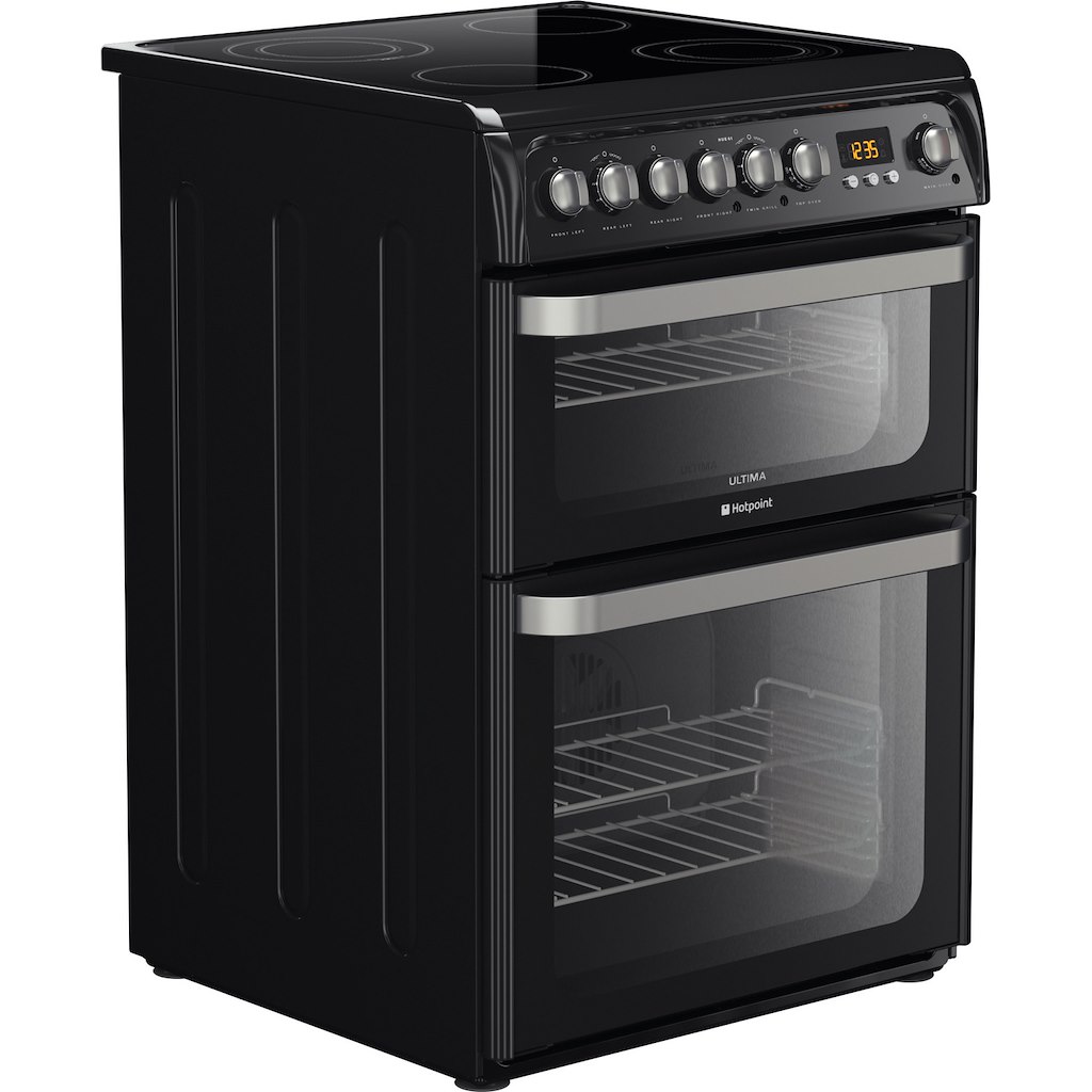 Hotpoint HUE61K Electric Cooker - Modern Living