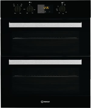Indesit IDU6340BL Built-Under Double Oven | Modern Living