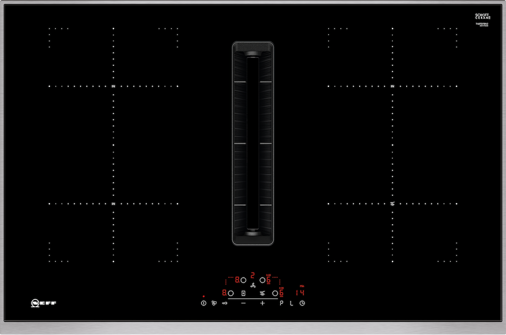 Neff T48TD7BN2, Induction hob with integrated ventilation system ...