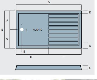 Vantage 40mm Walk In Shower Tray - White | Modern Living