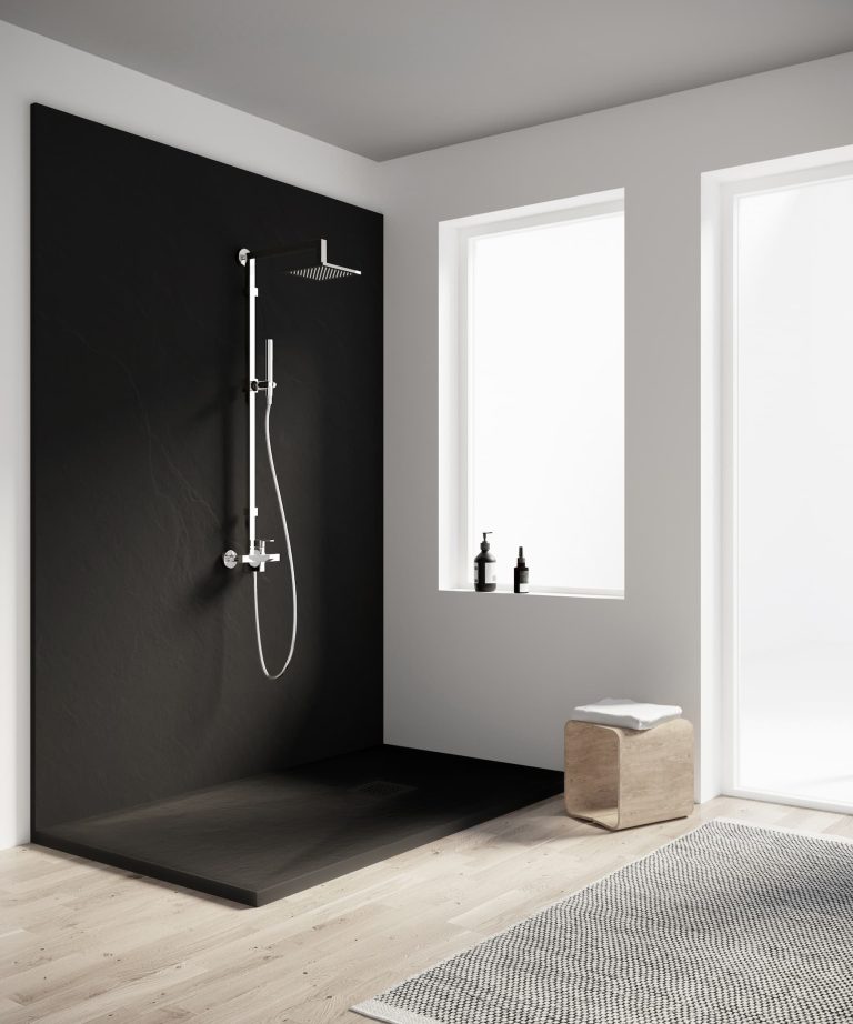 25mm Ultra Slim White Rectangular Shower Tray | Modern Living