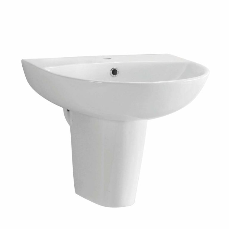 Florence Senso Gloss White Semi Pedestal - | Modern Living