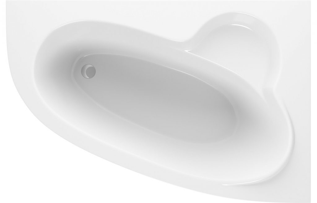 Delicato 1500x950 RH Offset Corner Bath, Panel & Legs | Modern Living