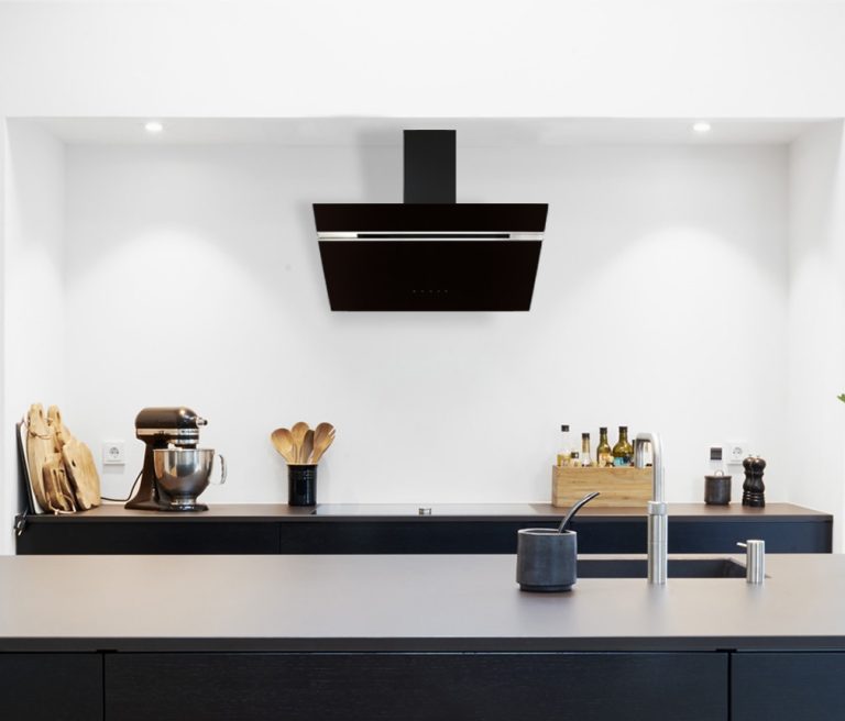 ViandPro - Forte Angled Glass Cooker Hood 90cm | Modern Living