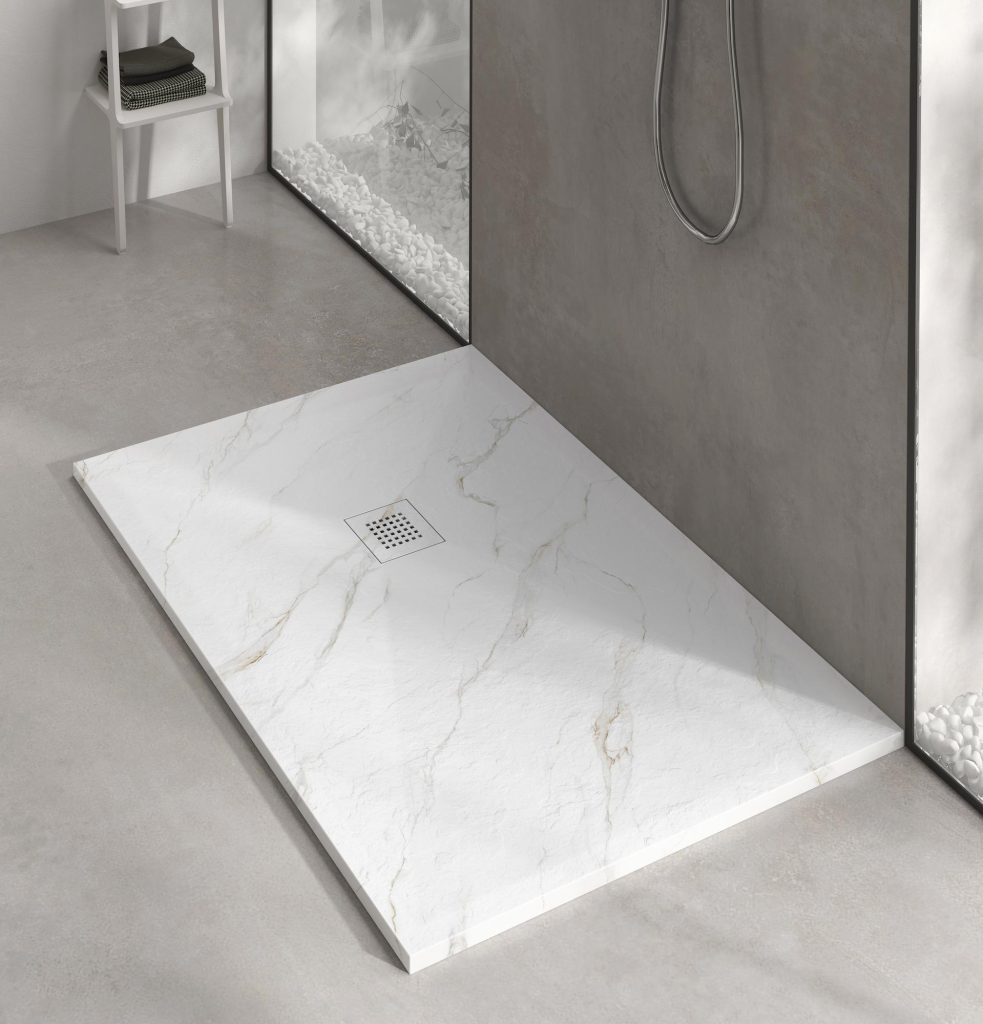 25mm Ultra Slim White Rectangular Shower Tray | Modern Living